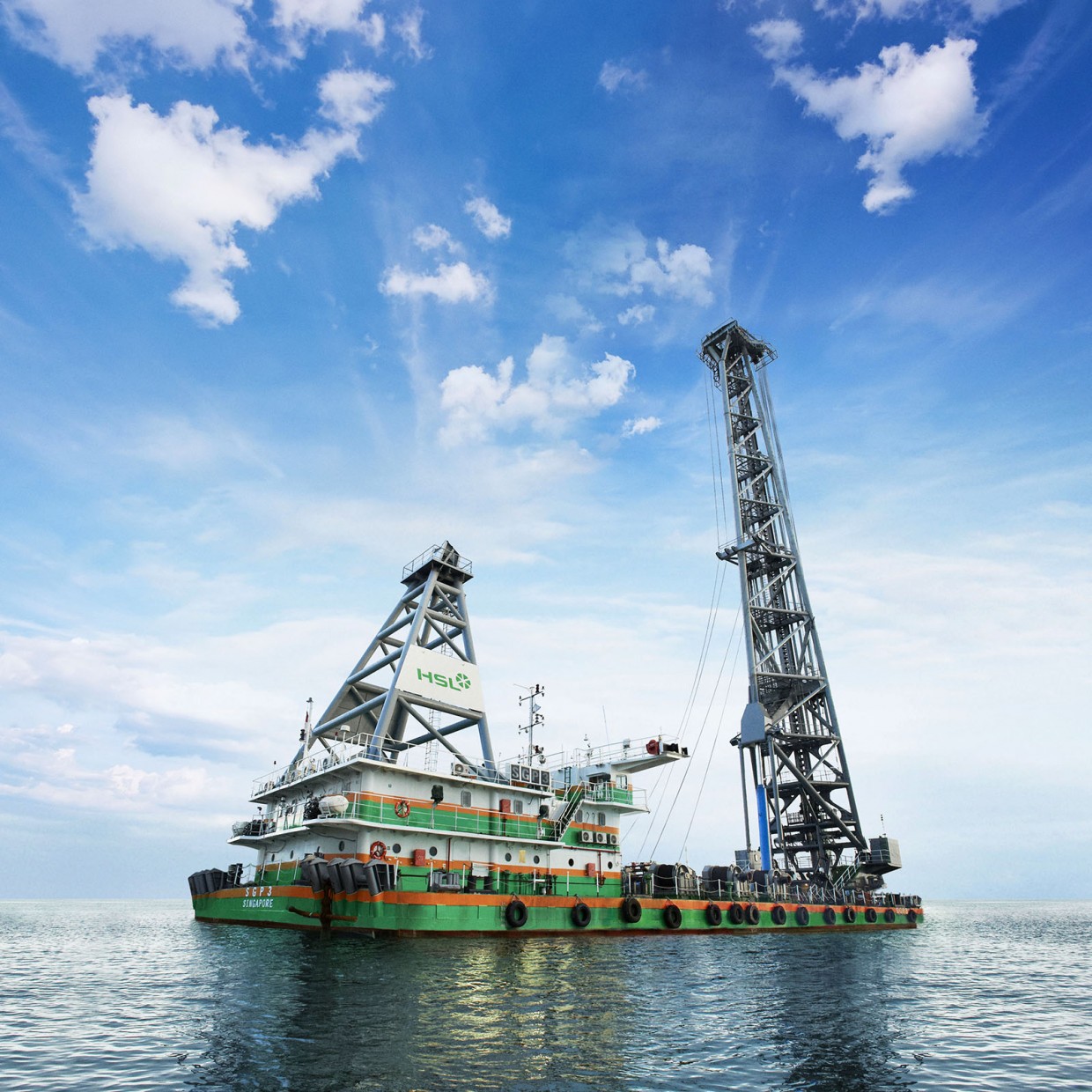 State-of-the-Art Piling Barge - HSL Constructor Pte Ltd